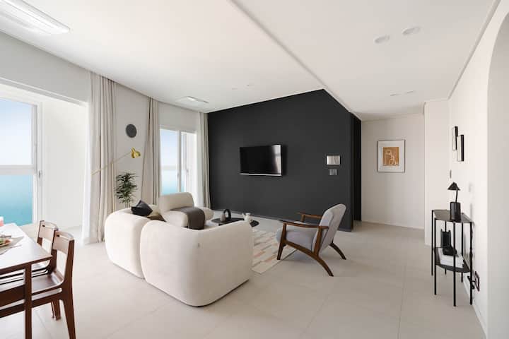 Healing Stay｜big 2br｜ocean View｜2 Queen Beds - 정왕본동