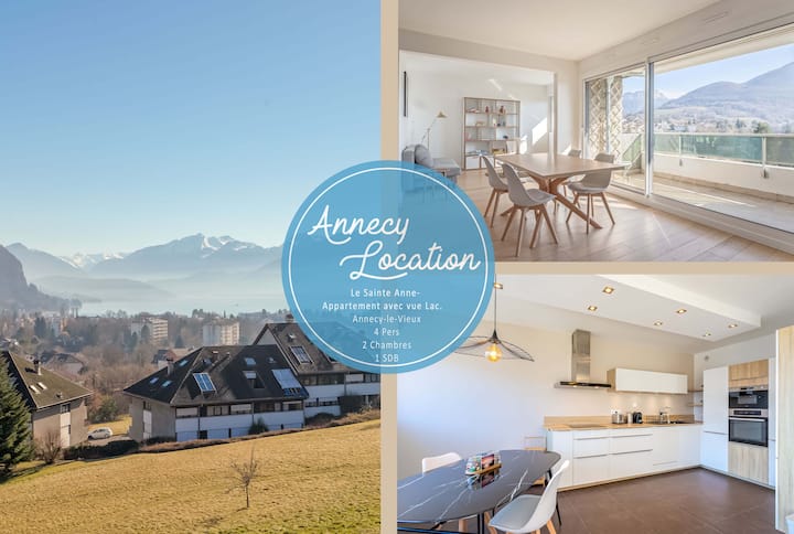 Le Sainte Anne- Appartement Avec Vue Lac. - Annecy