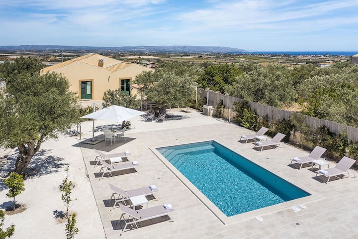 Villa Design Au Milieu D'oliviers Centenaires - Pachino