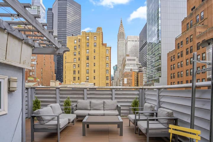 Private Nyc Townhouse |Midtown Manhattan| Rooftop1 - New York