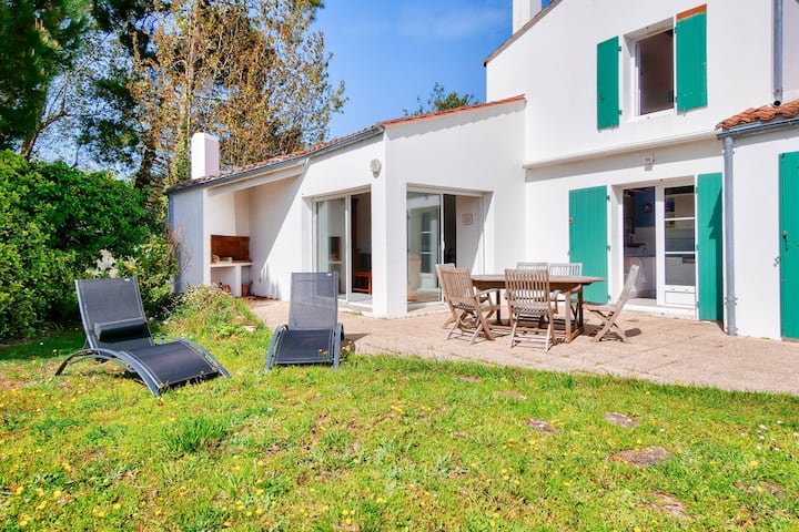 Les Portes En Ré, Maison Avec Jardin Pour 7 - Saint-Clément-des-Baleines