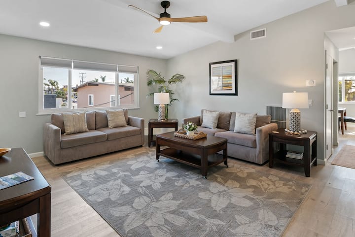 Spacious Beach Escape: Walk To Beach & Village - Carlsbad, CA