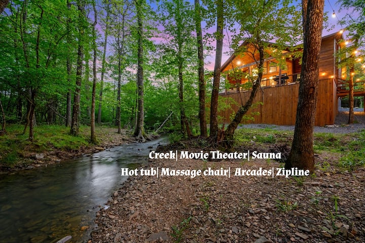View! Sauna| Creek| 5 Arcades| Movie Theater| Game - Mississippi