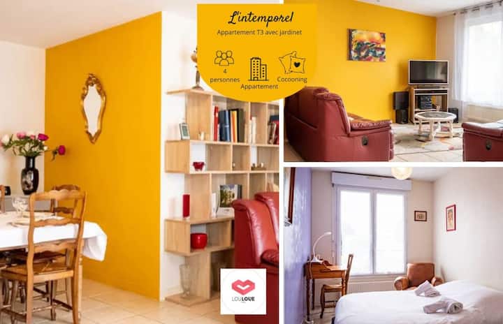 L'intemporel - Appartement T3 Avec Jardinet - 3* - 푸아티에