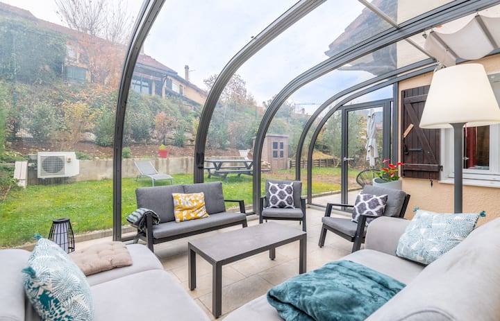 Alpiloc - Maison De Ville Avec Jardin Et Salon - Annecy-le-Vieux