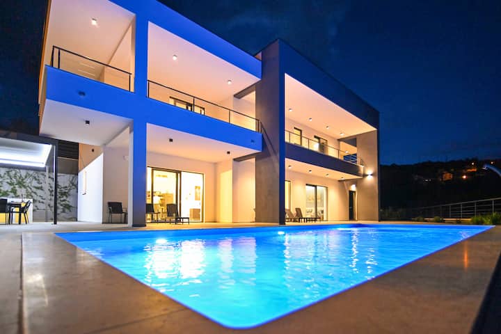 Superior Villa ŽIganto With Saltwater Pool - Lovran