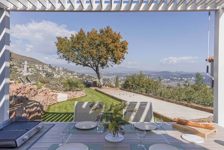 La Rotonde - Vue Mer, Jardin, Clim Et Parking - Mandelieu-la-Napoule