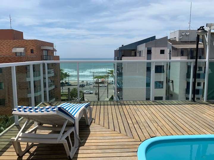 Cobertura Premium Com Piscina E Ar Condicionado Co - Ubatuba