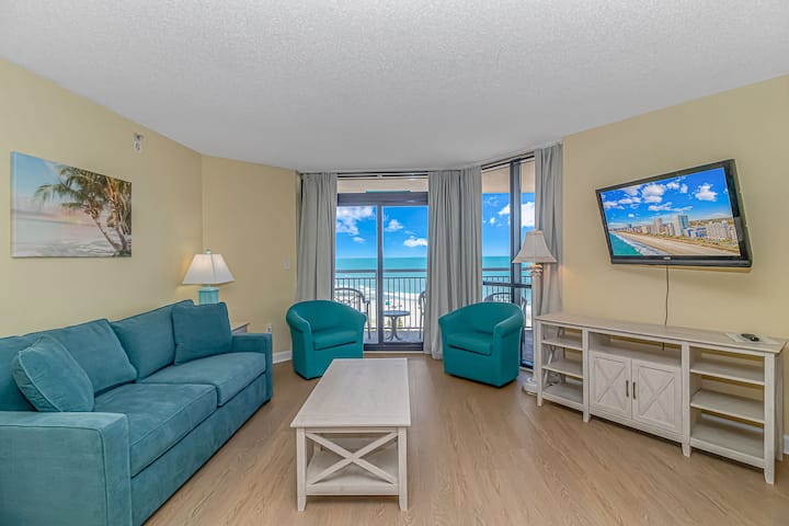 Spacious 4 Bedroom Oceanfront Condo-ocean Reef 526 - Myrtle Beach, SC