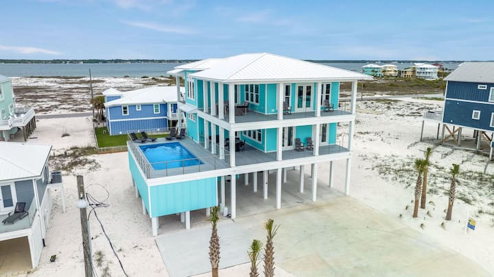 Gulf Bliss | Luxury Gulf View Home | Private Pool, - Navarre, FL