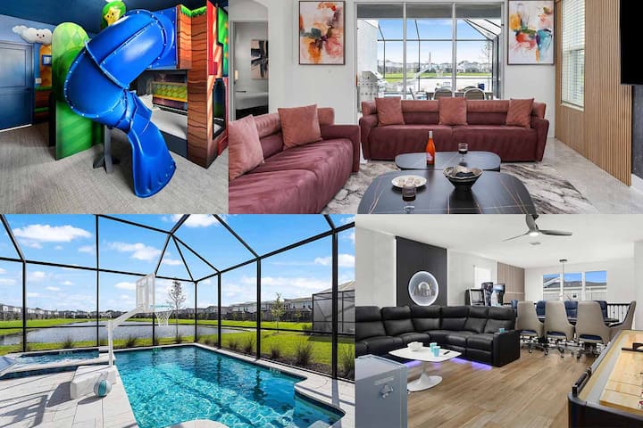 The Serene | Pvt Pool, Huge Brs, Near Restaurants - Camping World Stadium - Orlando