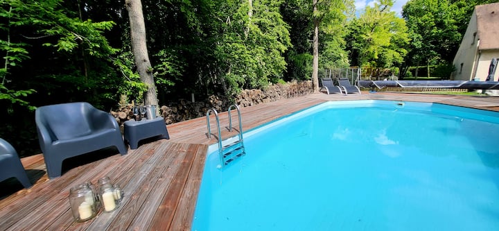 Nalan Godvicien, Spa, Piscine Chauffée, Forêt - Creil