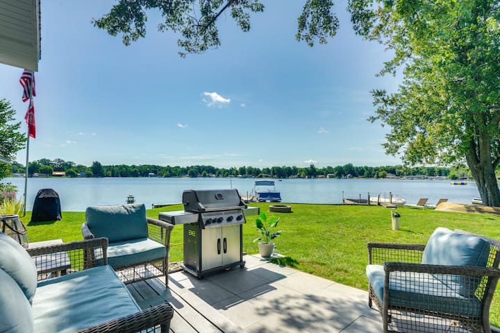 Montpelier Lake House W/ Deck, Dock & Fireplace! - Montpelier, OH