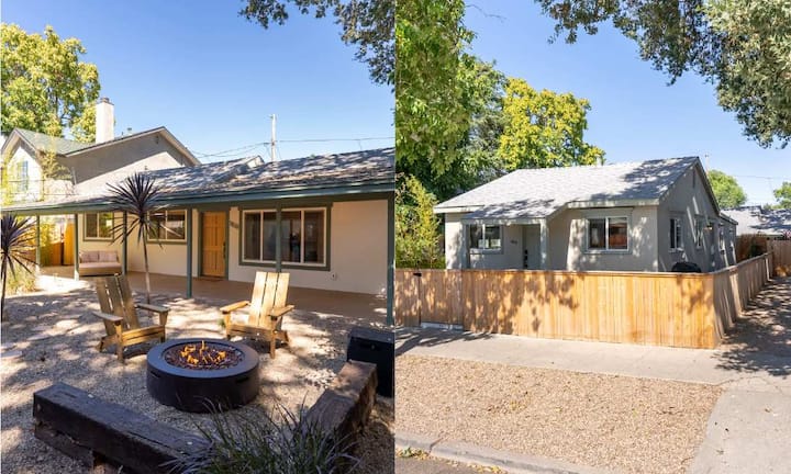 Paso Pairs: 2 Homes • Sauna • Cinema • Walkable - Paso Robles, CA