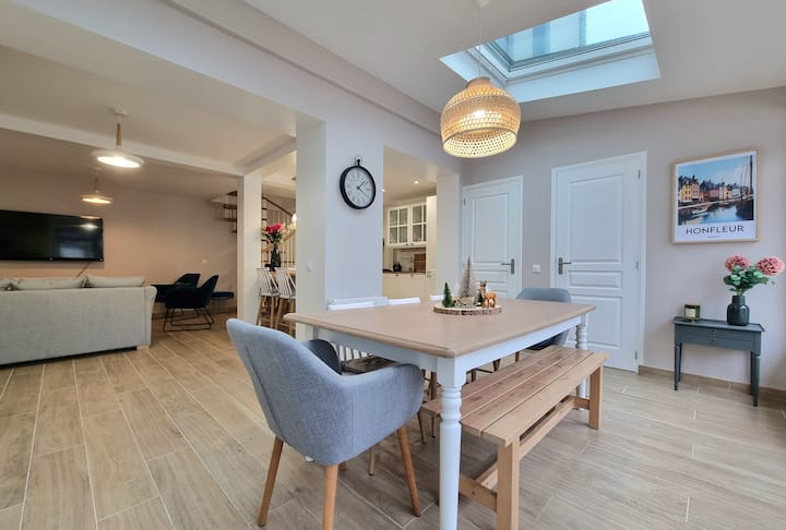 Le Magnolia Terrasse Place De Parking 6 Pers - Honfleur