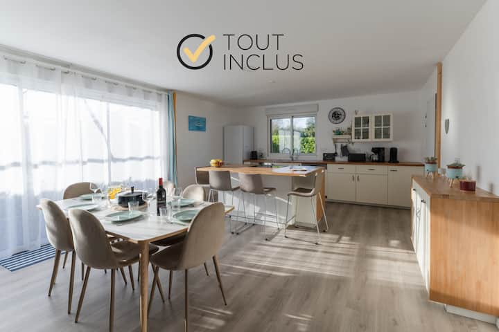 Roscaroc Enez Hir - Charmant T4 Proche Plage - Porspoder