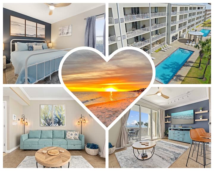 Coastal Beachfront Condo~heated Pool~turtles Nest, - Dauphin Island, AL