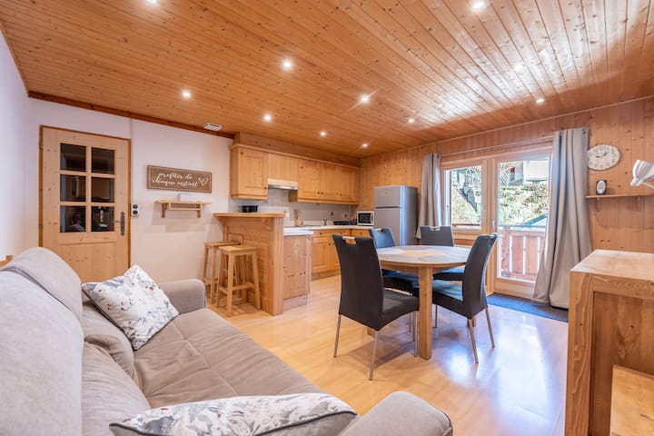 Chalet Des Aravis - Appt 7 Voyageurs - La Giettaz