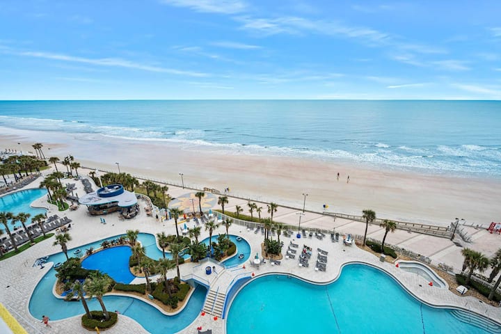 Luxury 10th Floor 1 Br Condo Direct Oceanfront Wyn - Daytona Beach, FL