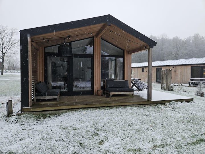 Nature Lodge Met Panorama Sauna | 6 Pers. - Tubbergen