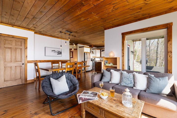 61b Chalet: Spa, Foyer & Vues D’hiver - Baie-Saint-Paul, QC