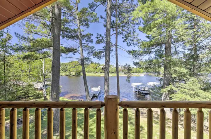 Contemporary Northwoods Waterfront Home On Eagle R - Eagle River, WI