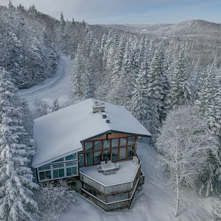 Le Suisse - Retraite Authentique Rustique Avec Spa - Sainte-Agathe-des-Monts