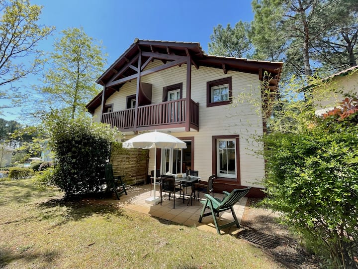 Pavillon Jumelé Dans Agréable Residence Avec Pisci - Lacanau