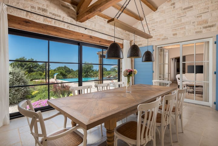 Villa Plava Panoramic Seaview, Infinity Pool, Free - Rovinj