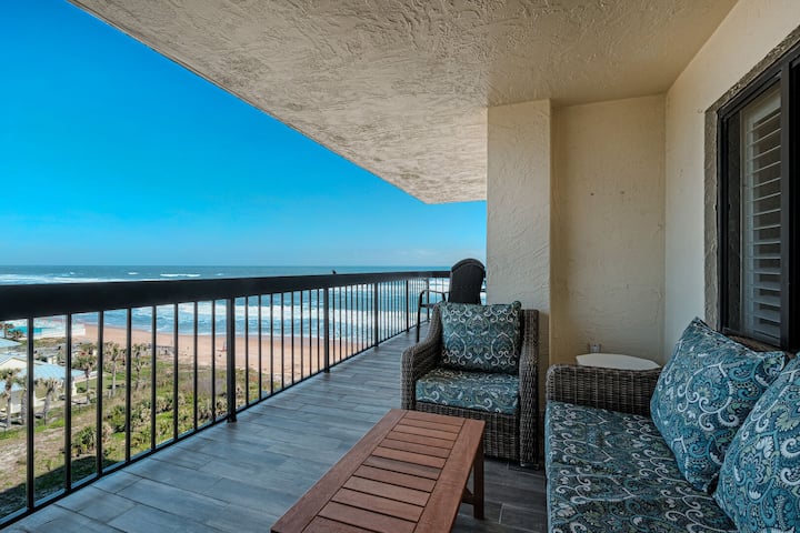 2/2 Oceanfront With Heated Pool And Large Balcony - Ormond Beach, FL