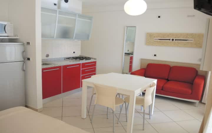 Studio Côtier Bord De Mer Calme Avec Balcon - Bibione