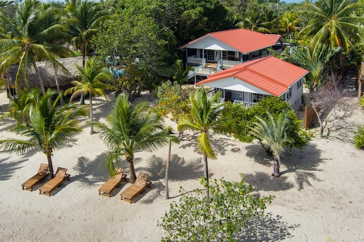Maya Moon Retreat-beachfront-2 Family Homes - Belize