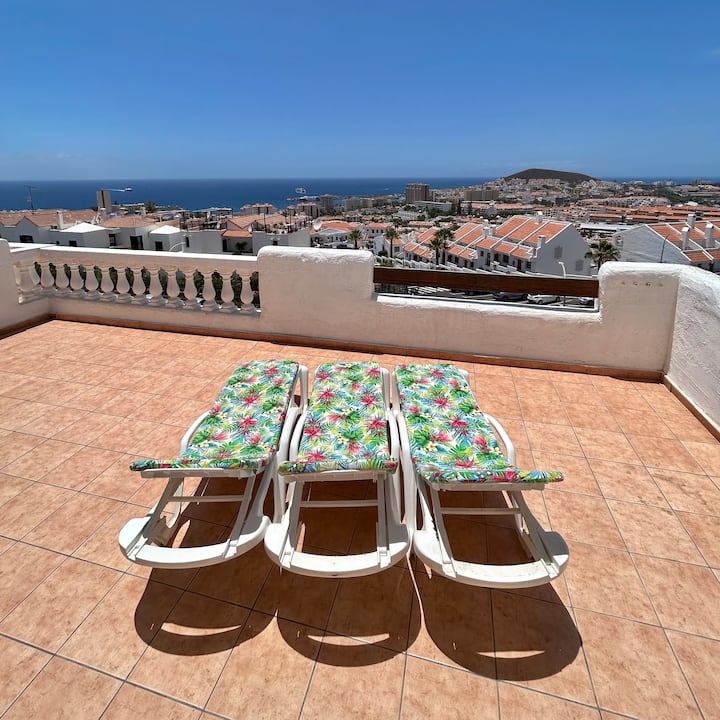 2 Bed Apt On Peaceful Complex With Sea View(k209) - Los Cristianos