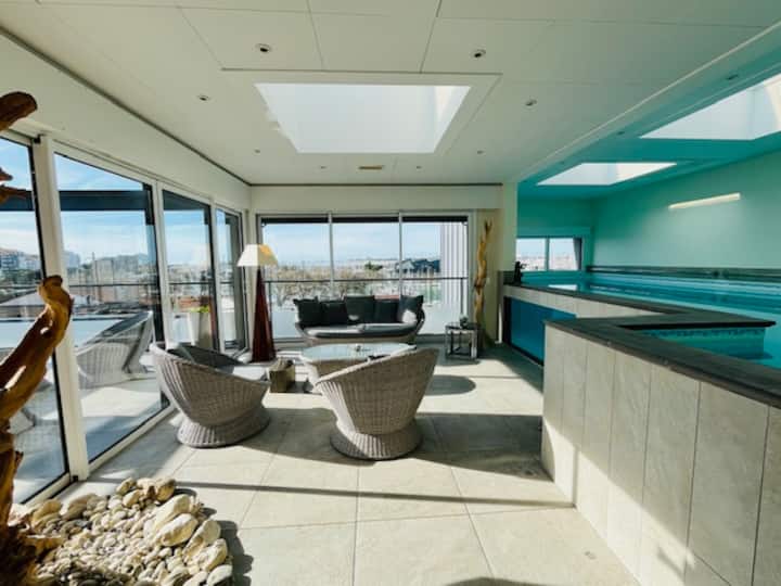 Exceptionnel Rooftop Vue Mer Avec Piscine Privée - Châtelaillon-Plage