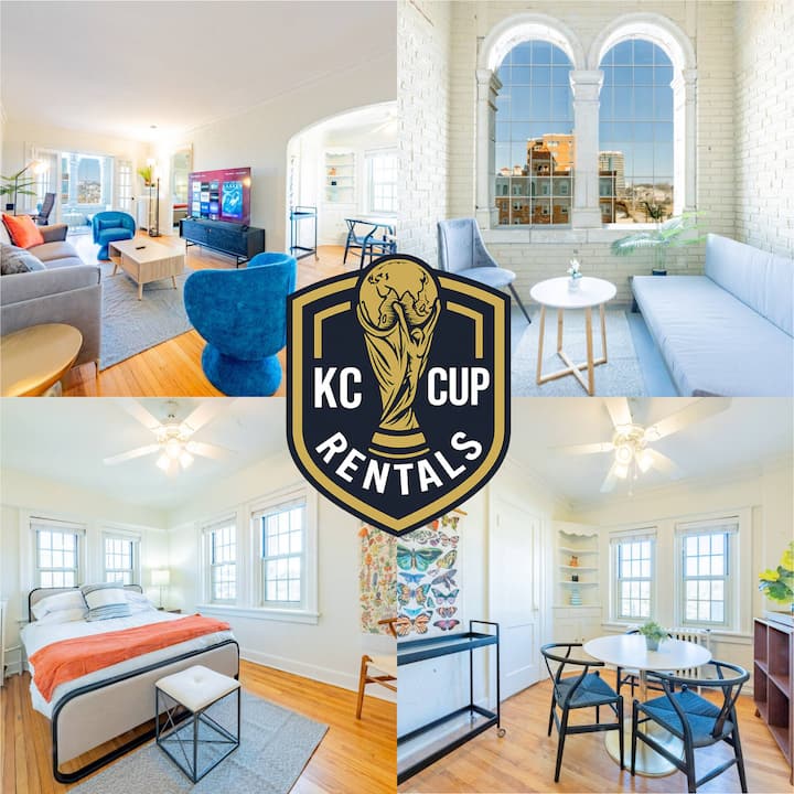 Modern Vintage Penthouse - On The Plaza! - SEA LIFE Kansas City
