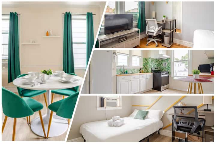 6-guest Pet-friendly Home, 4min Walk To Nyc Train - Liberty State Park, Jersey City