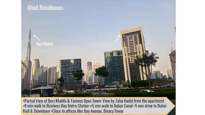 Ahad Residences Studio- 15mins Walk To Dubai Mall - Dubaï