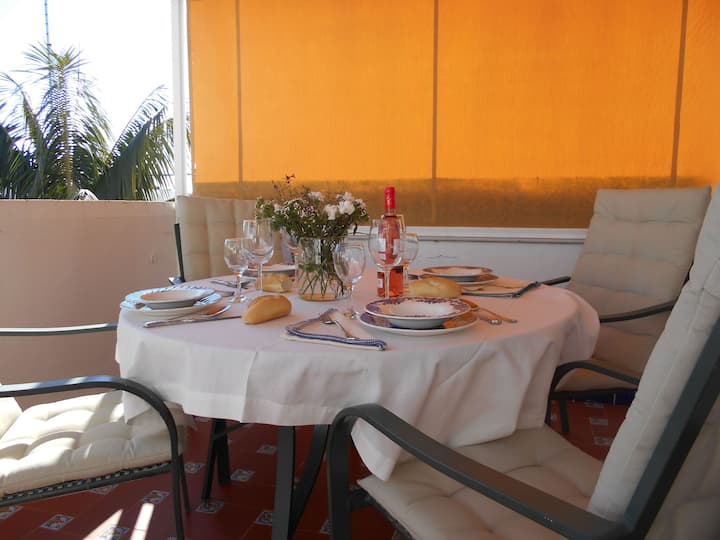 Bel Appartement Pour 4 Personnes Avec Climatisatio - Chipiona