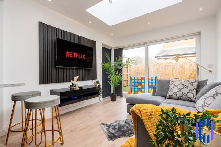 Dazzling & Modern 4bd  - Coop Live/etihad - Parkin - Manchester