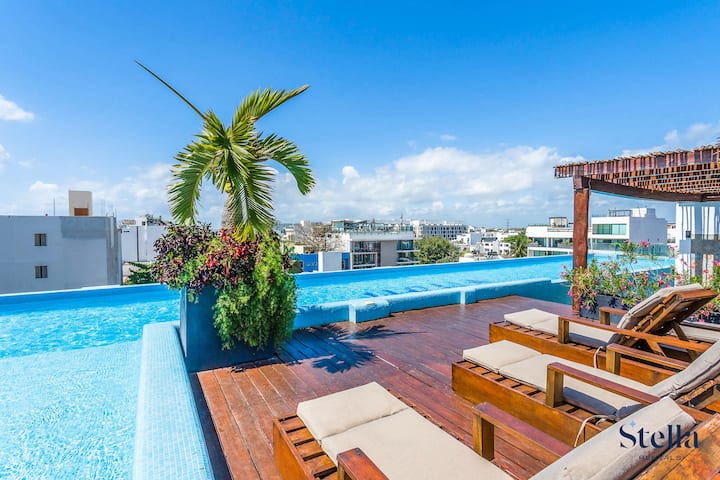 Downtown Beach Retreat | Pool | Walk To 5th Ave - Playa del Carmen