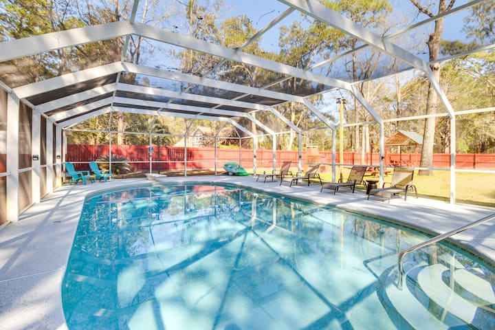 Pool + Gameroom: Family Fun Retreat In Hinesville! - Hinesville, GA