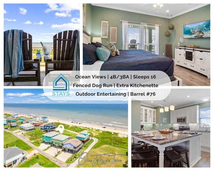 Oceanviews | Small Dogs Ok | Dog Run | Luxe - Crystal Beach, TX