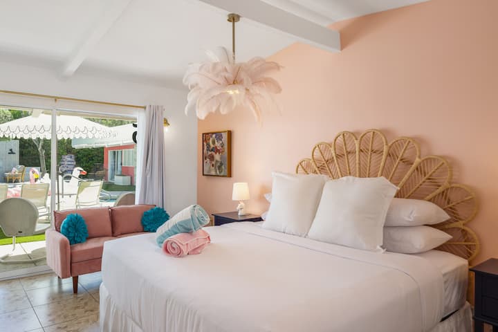 Studio-economie-sdb Privée Avec Douche-vue Sur Pis - Palm Springs