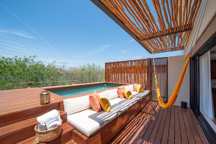 Brand New Villa W/ Rooftop Jacuzzi And Fast Wifi - Playa del Carmen
