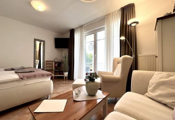 Sonnenblume: 38m² 1-raum, 2 Pers. Balkon, Wlan - Baabe