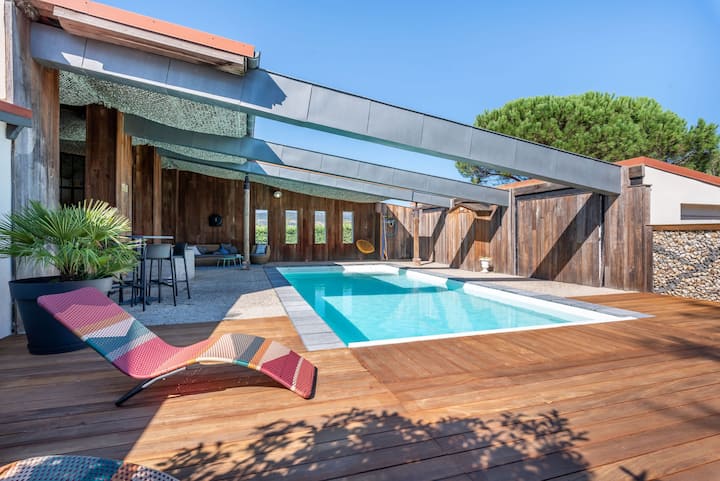 Les Cèdres Bleus - Belle Maison Avec Piscine Et - L'Arbresle