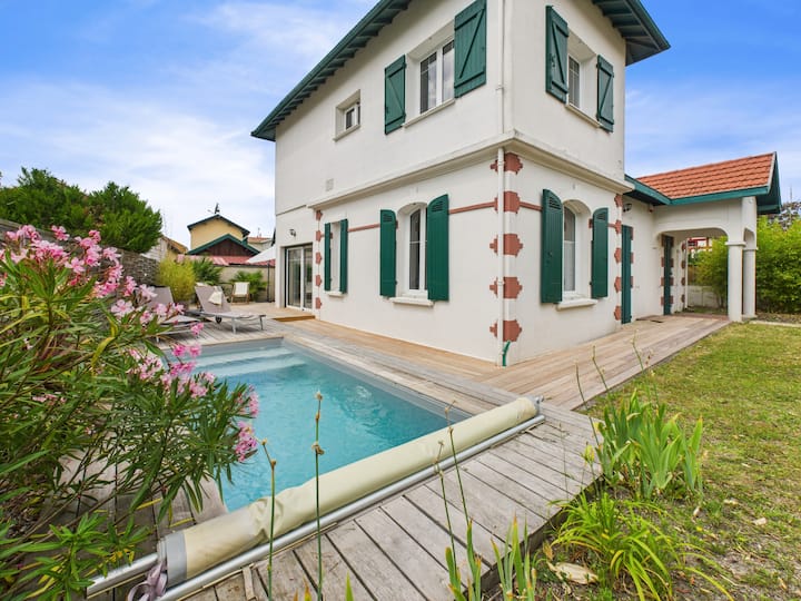 À 300m De La Plage, Maison Pour 7 Avec Piscine - Lanton