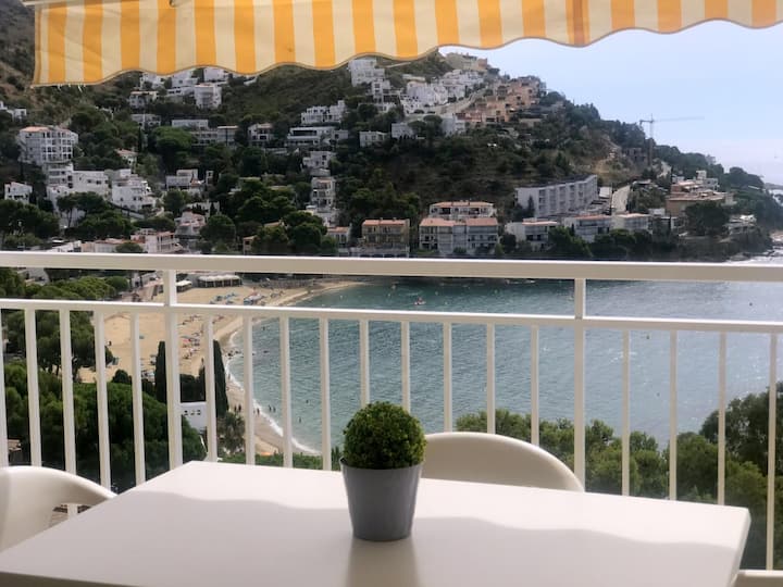 Mat-apartament With Parking, Wifi And Sea View - Roses