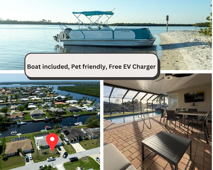 House With A Boat - Boat, Heated Pool, Kayaks - Punta Gorda, FL