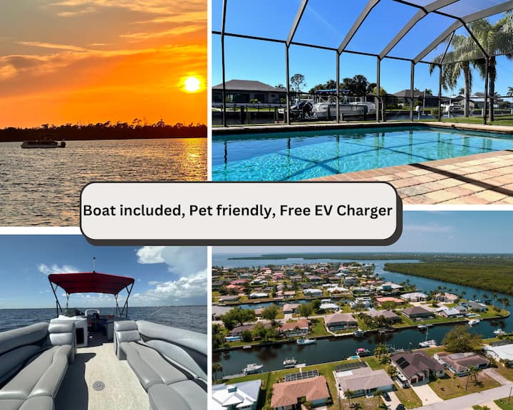 House With A Boat - Boat, Heated Pool, Kayaks - Port Charlotte, FL